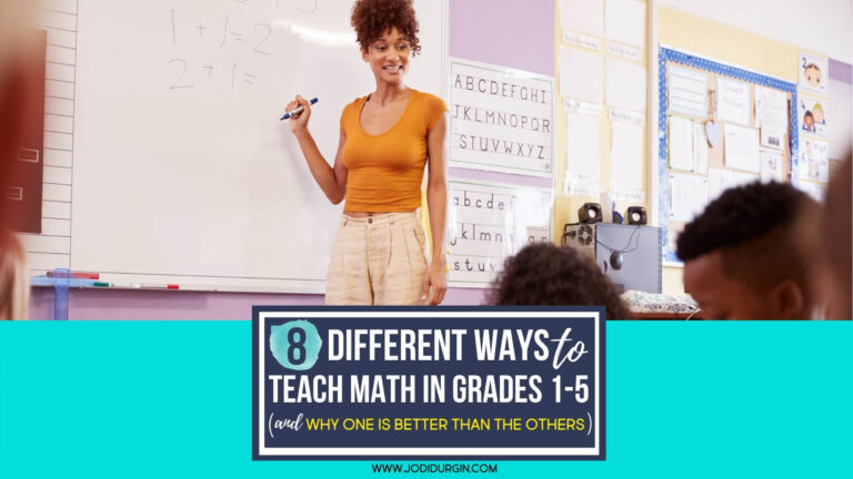 8 Types Of Instructional Strategies For Teaching Math Grades 1 5 In 