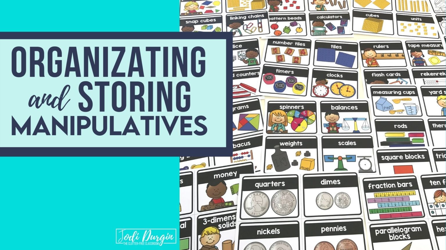 50+ Elementary Math Manipulatives for the Classroom - Teaching with ...