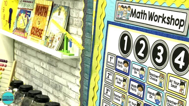 How to Use the Math Workshop with Guided Math Rotation Board - Teaching ...
