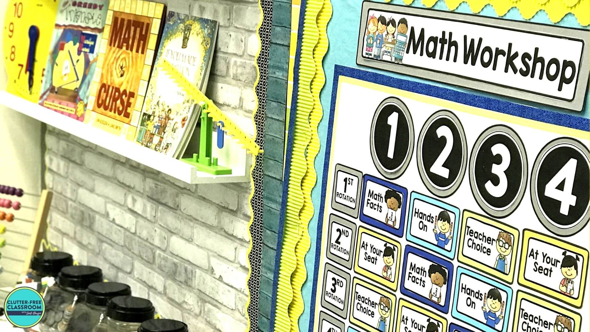How to Use the Math Workshop with Guided Math Rotation Board - Teaching ...