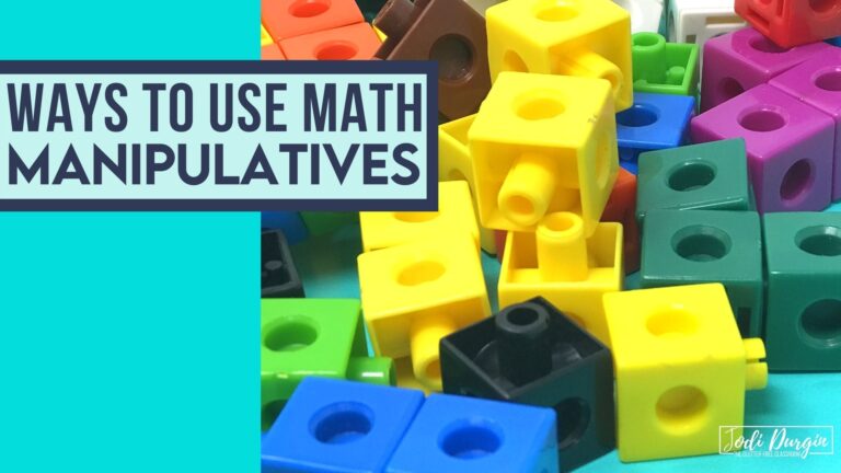 50+ Elementary Math Manipulatives for the Classroom - Teaching with ...