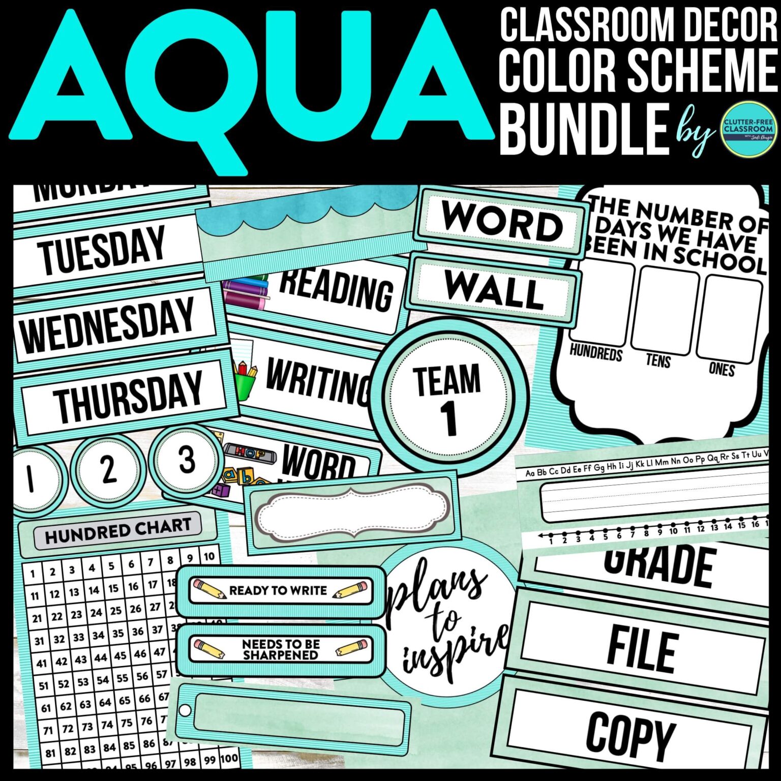 Aqua Classroom Decor Theme for Elementary Teachers in 2026 - Teaching ...