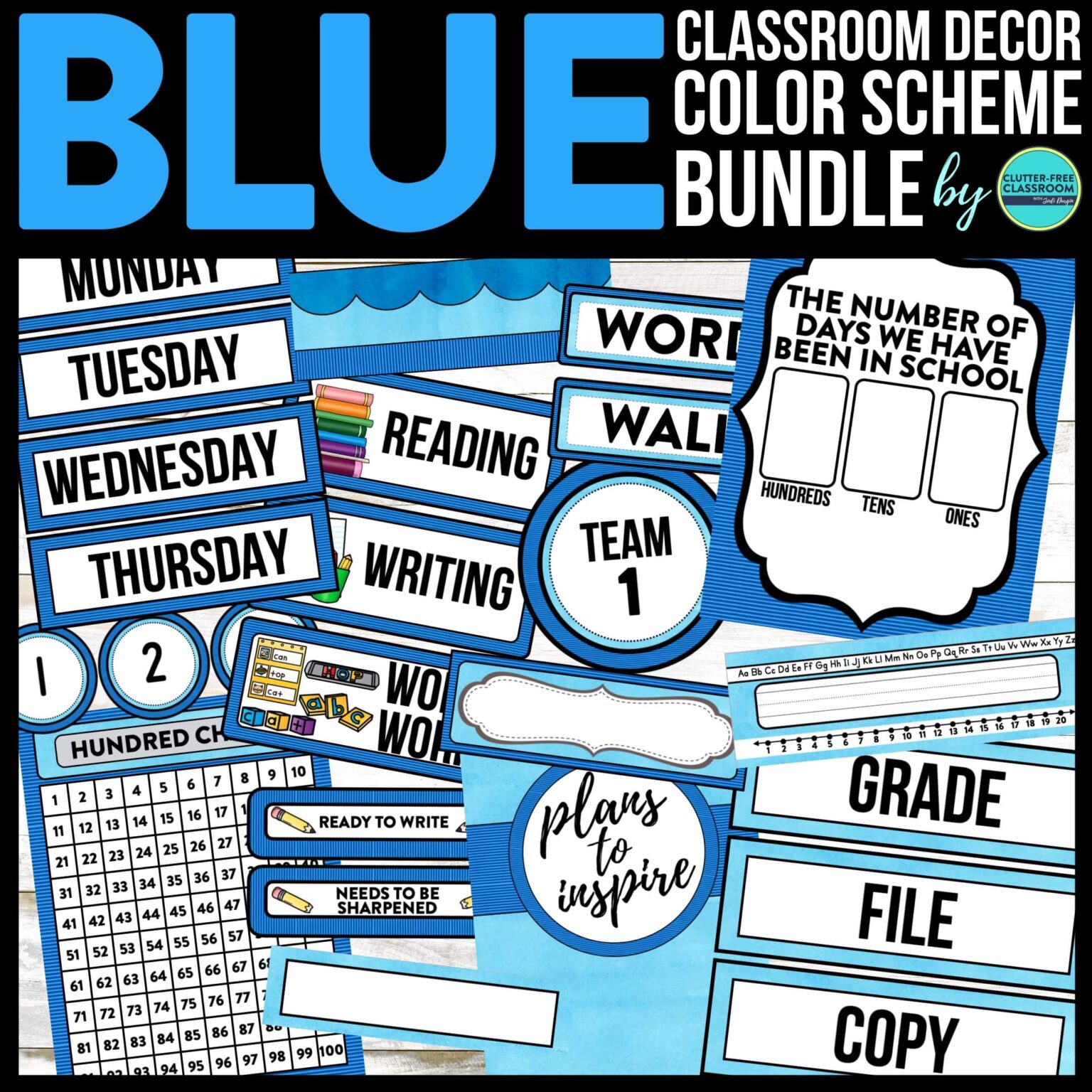 Blue Classroom Decor Theme for Elementary Teachers in 2026 - Teaching ...