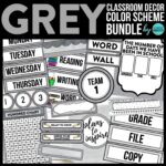 Grey Classroom Decor Theme for Elementary Teachers in 2026 - Teaching ...