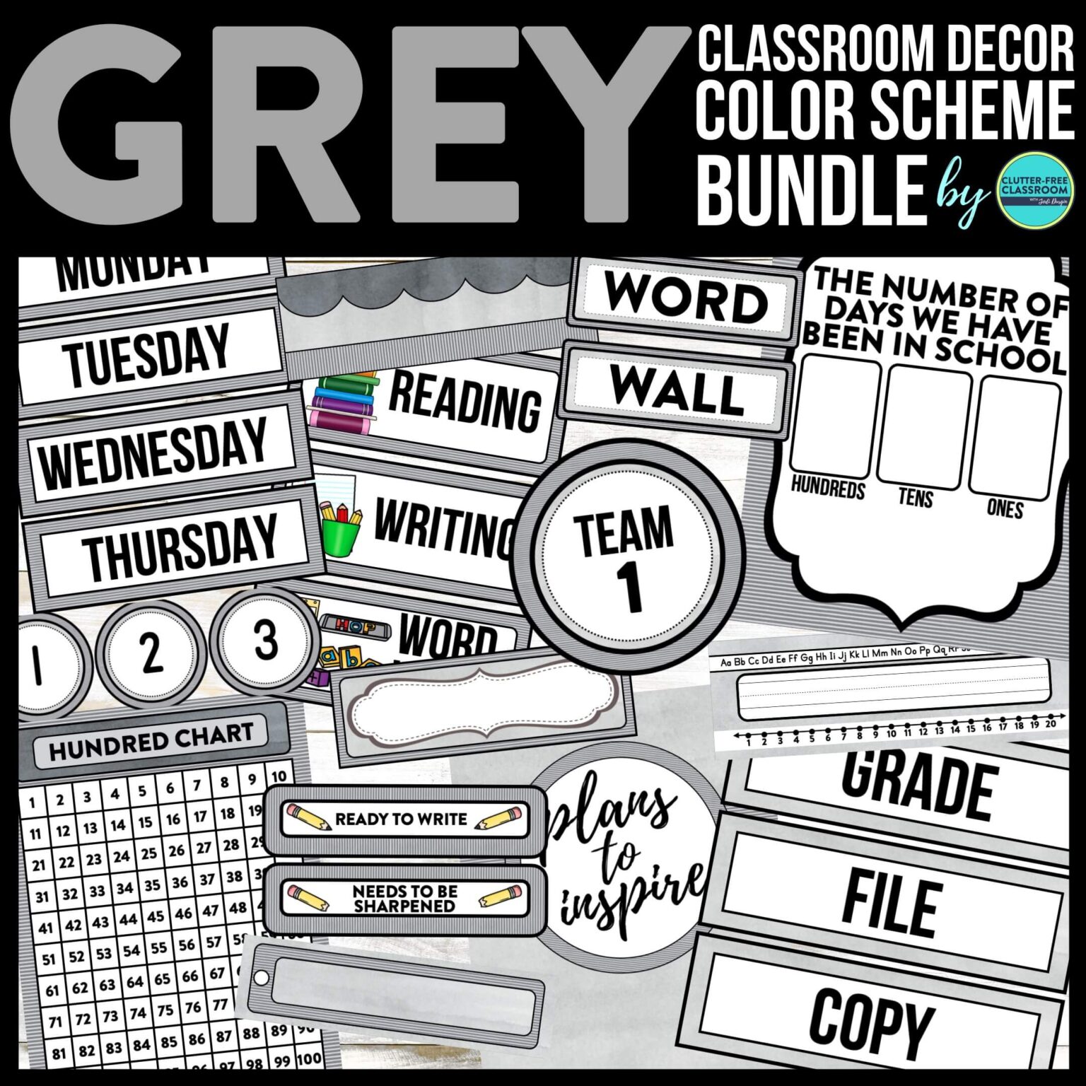 Grey Classroom Decor Theme for Elementary Teachers in 2026 - Teaching ...