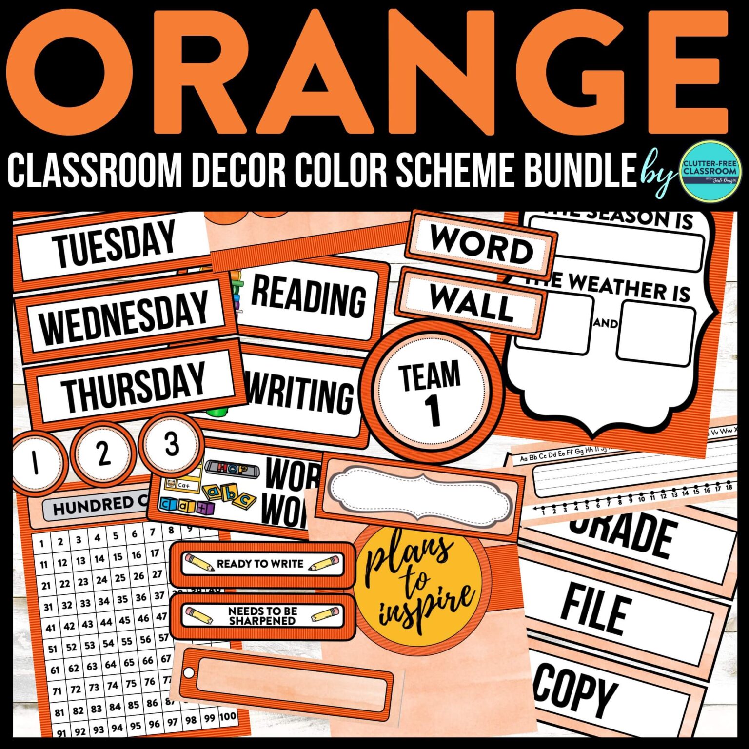 Orange Classroom Decor Theme for Elementary Teachers in 2026 - Teaching ...
