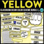 Yellow Classroom Decor Theme for Elementary Teachers in 2026 - Teaching ...