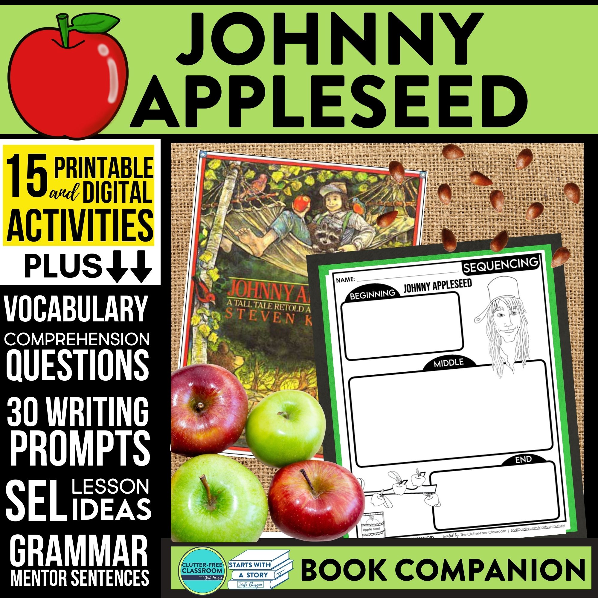 Johnny Appleseed Activities and Lesson Plans for 2023 - Clutter-Free ...