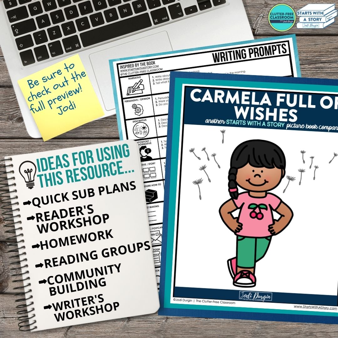 Carmela Full of Wishes Activities and Lesson Plans for 2025 - Teaching ...