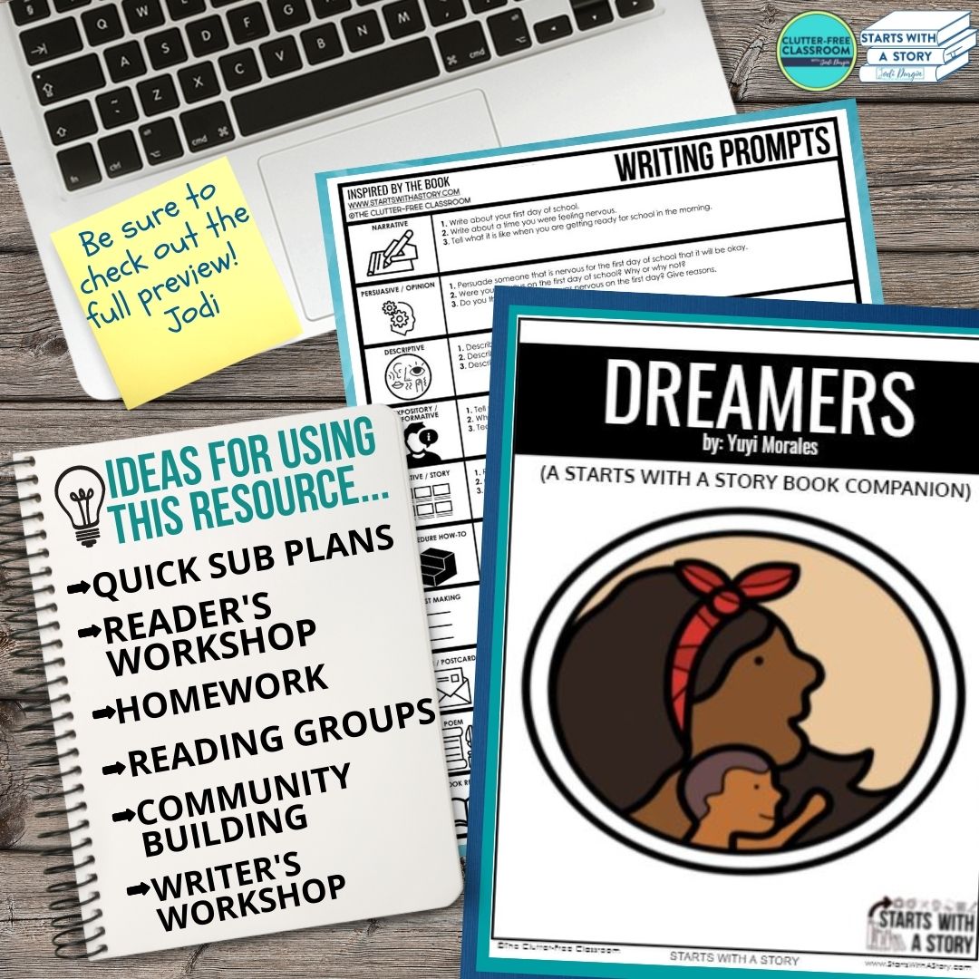 Dreamers Activities and Lesson Plans for 2025 - Teaching with Jodi ...