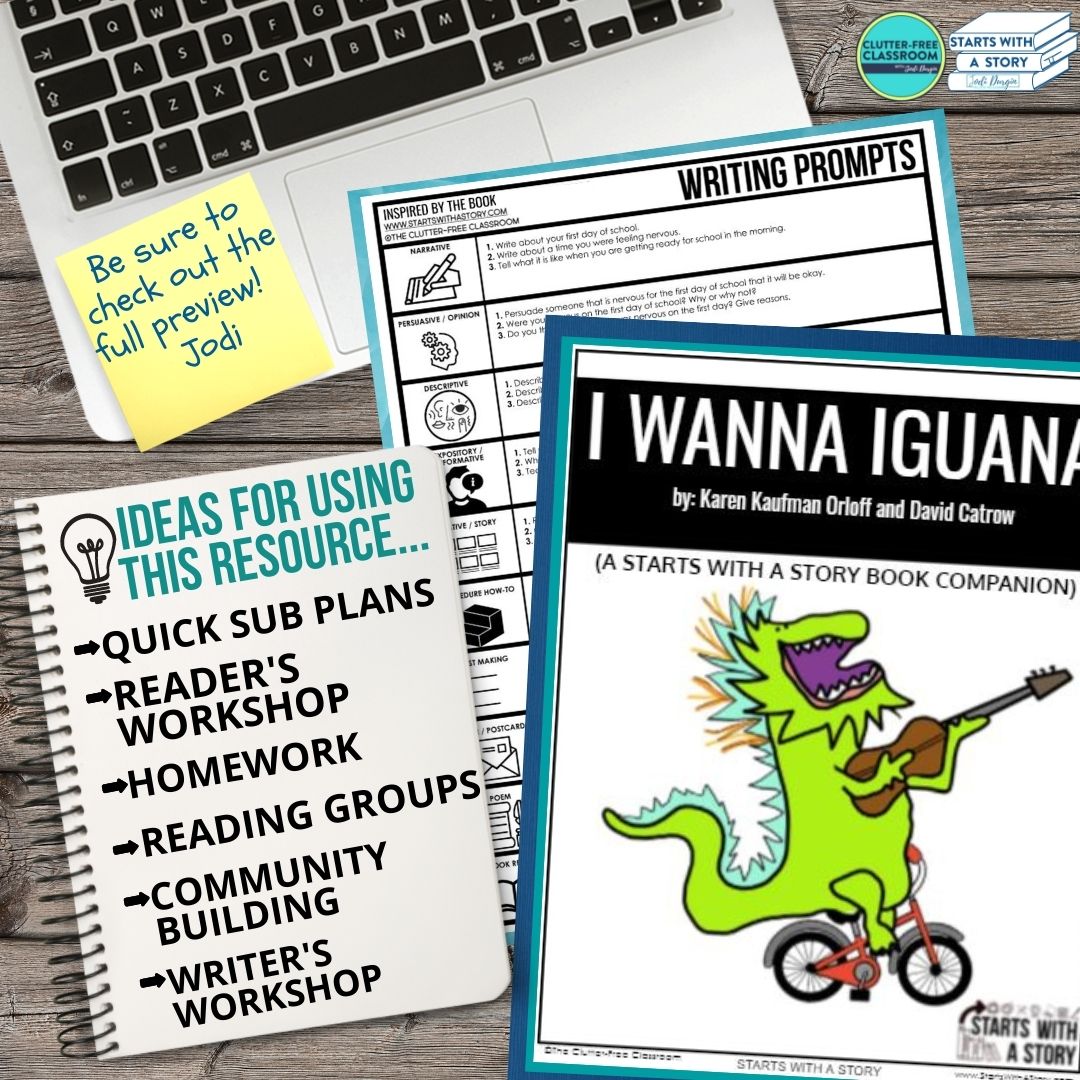 I Wanna Iguana Activities and Lesson Plans for 2025 - Teaching with ...