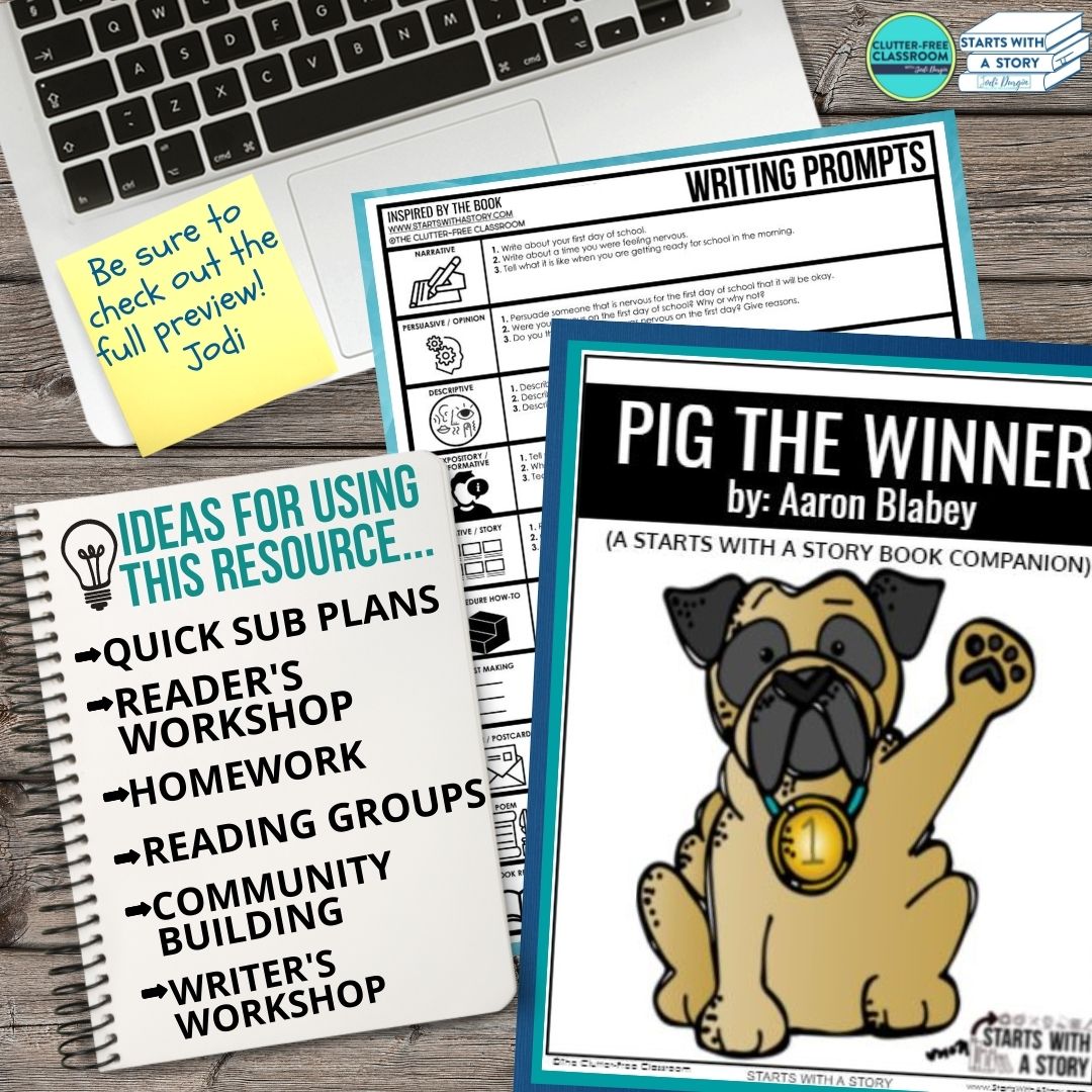 Pig the Winner Activities and Lesson Plans for 2025 - Teaching with ...