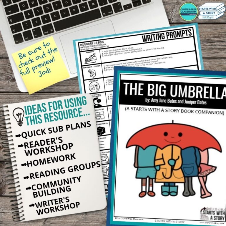 The Big Umbrella Activities and Lesson Plans for 2025 - Teaching with ...