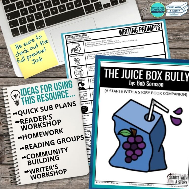 The Juice Box Bully Activities and Lesson Plans for 2026 - Teaching ...