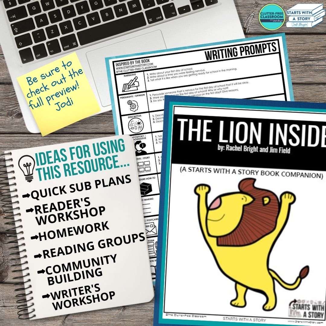 The Lion Inside Activities and Lesson Plans for 2025 - Teaching with ...