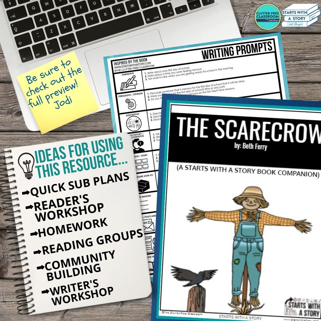 The Scarecrow Activities and Lesson Plans for 2026 - Teaching with Jodi ...
