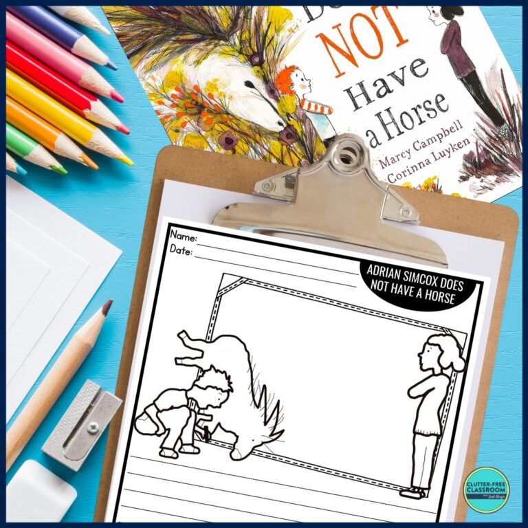 Adrian Simcox Does Not Have a Horse Activities and Lesson Plans for ...