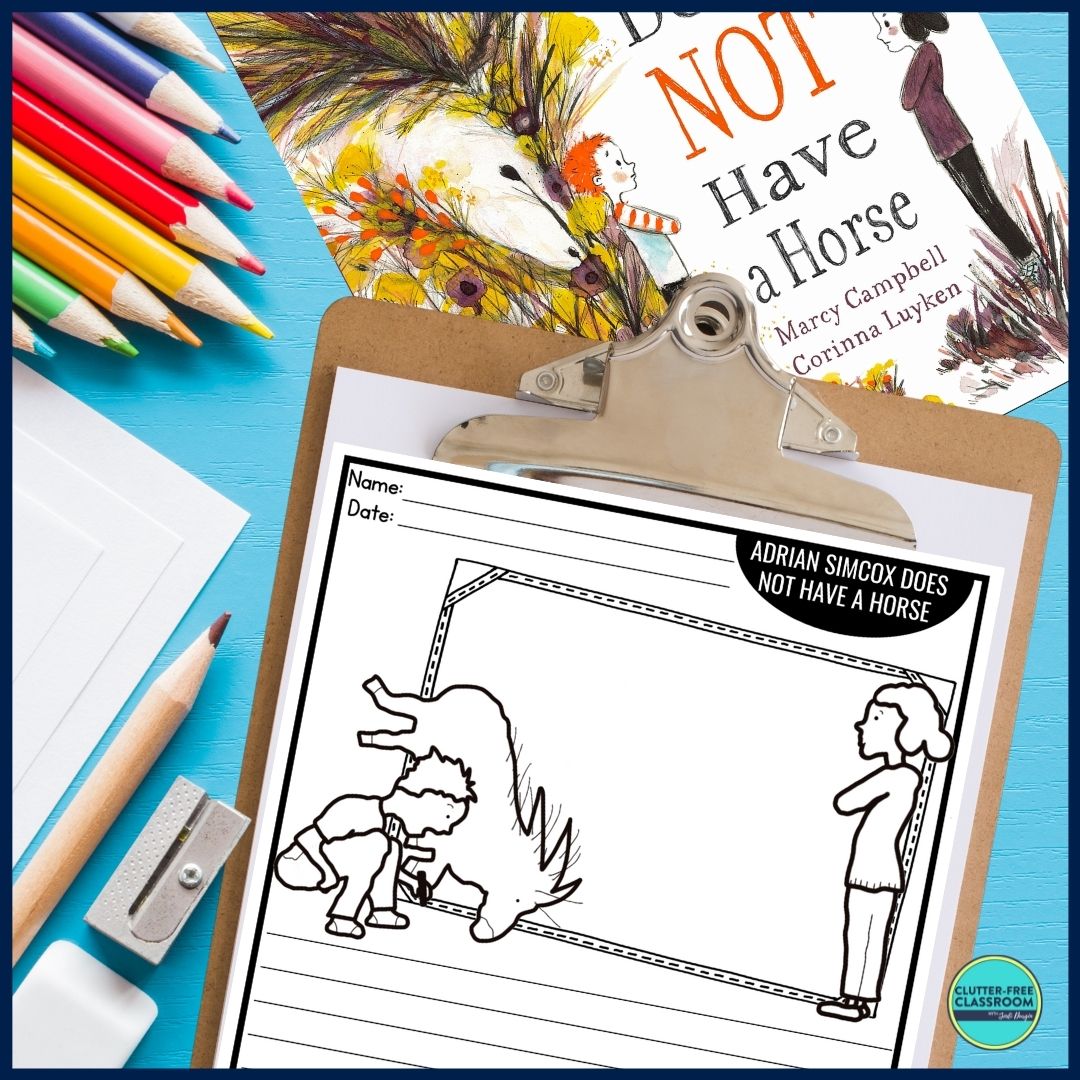 Adrian Simcox Does Not Have a Horse Activities and Lesson Plans for ...