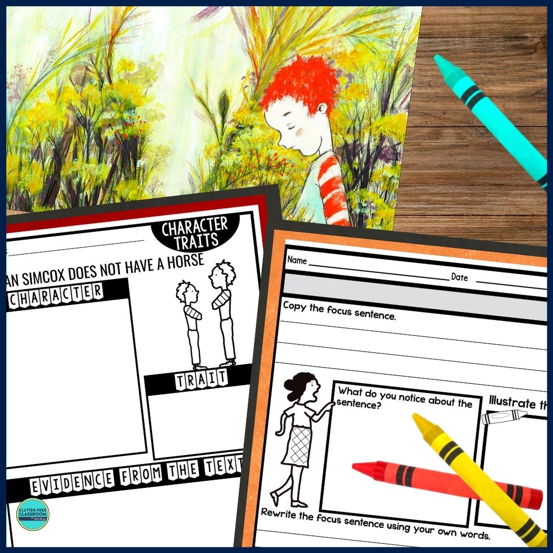 Adrian Simcox Does Not Have a Horse Activities and Lesson Plans for ...