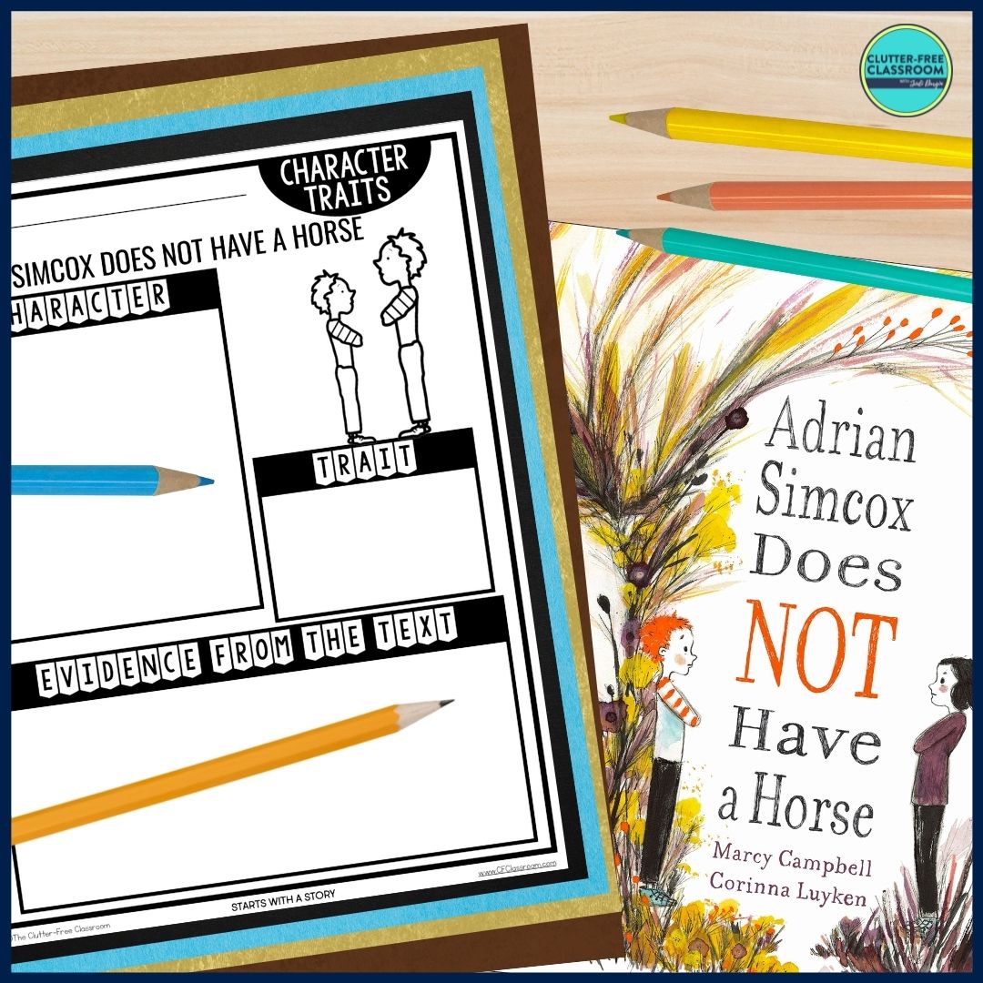 Adrian Simcox Does Not Have a Horse Activities and Lesson Plans for ...