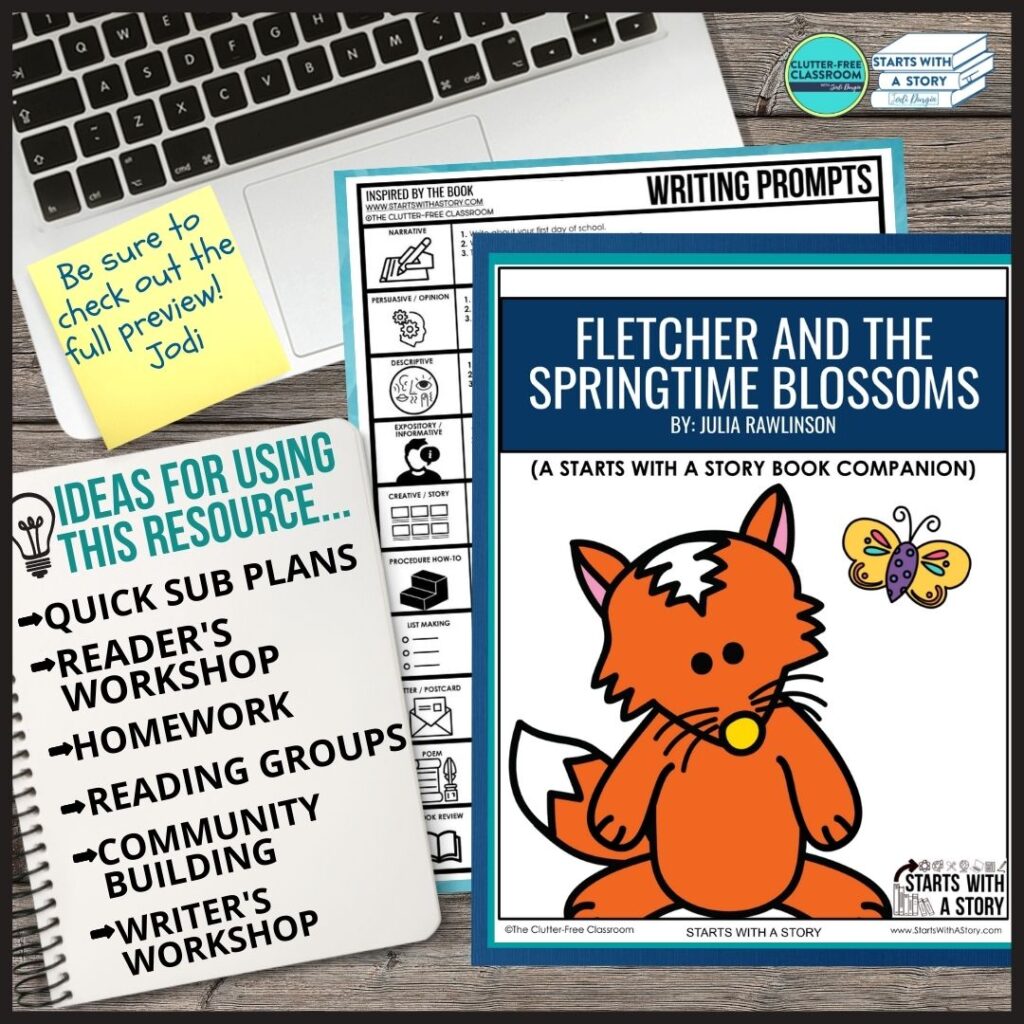 Fletcher and the Springtime Blossoms Activities and Lesson Plans for ...