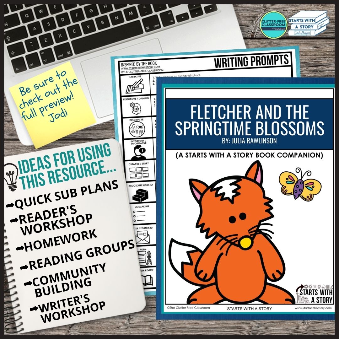 Fletcher and the Springtime Blossoms Activities and Lesson Plans for ...