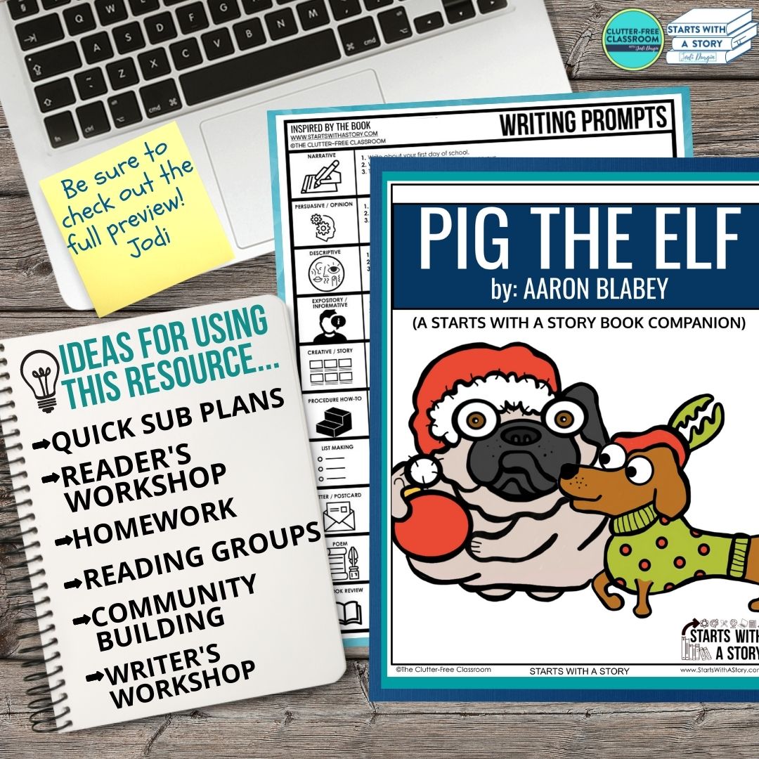 Pig the Elf Activities and Lesson Plans for 2025 - Teaching with Jodi ...