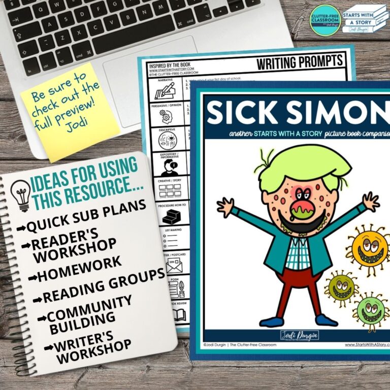 Sick Simon Activities and Lesson Plans for 2026 - Teaching with Jodi ...