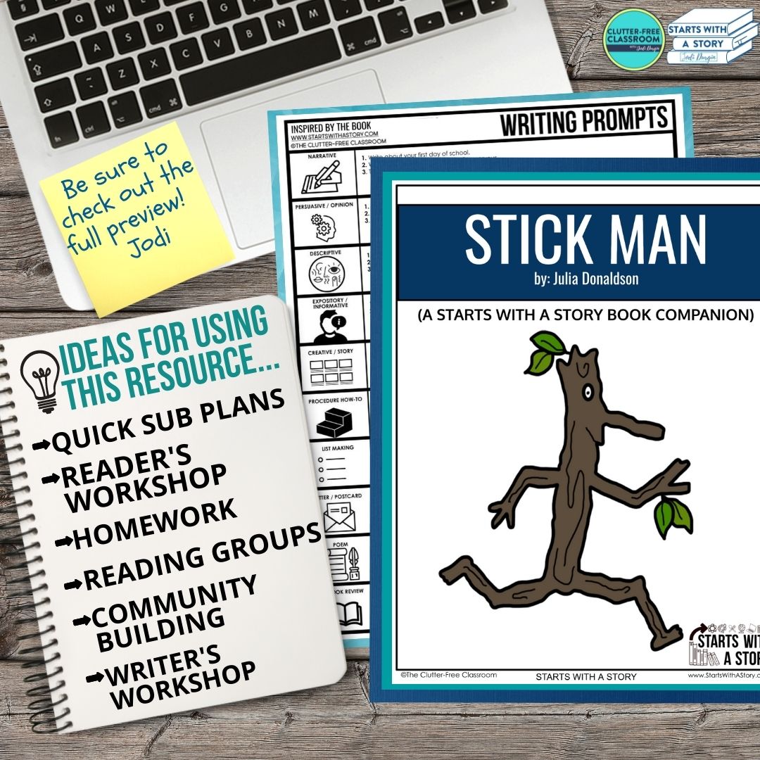 Stick Man Activities and Lesson Plans for 2025 - Teaching with Jodi ...