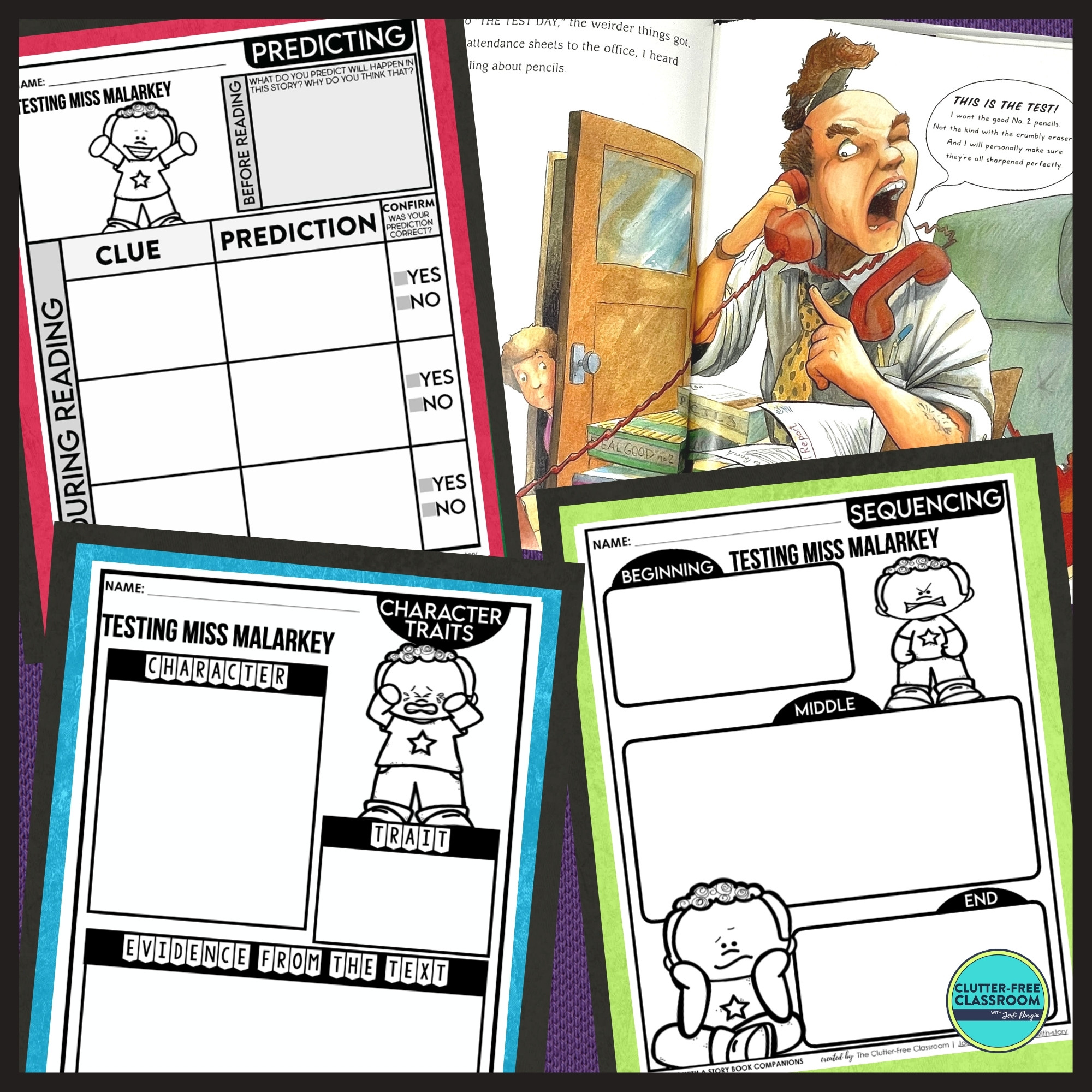 Testing Miss Malarkey Activities and Lesson Plans for 2026 - Teaching ...