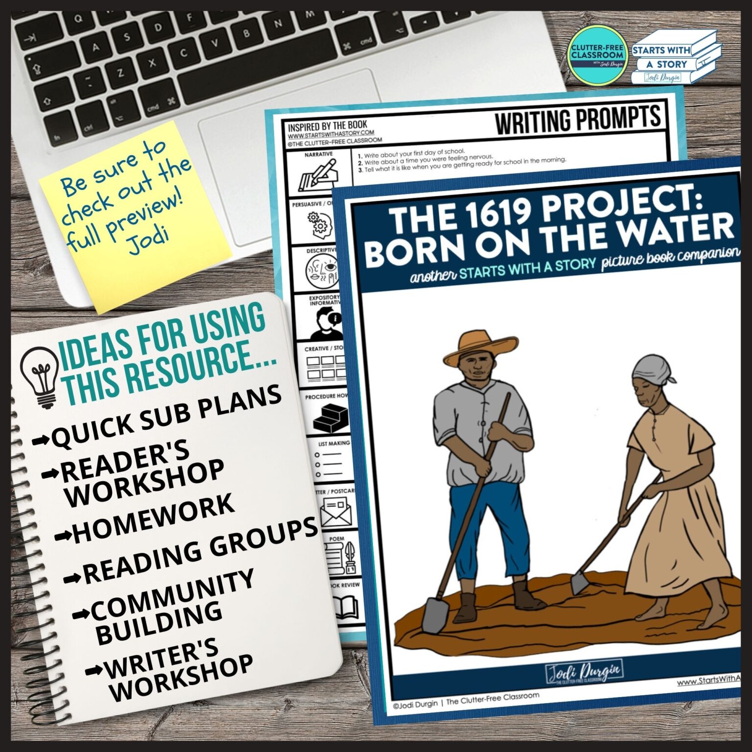 The 1619 Project: Born on the Water Activities and Lesson Plans for ...