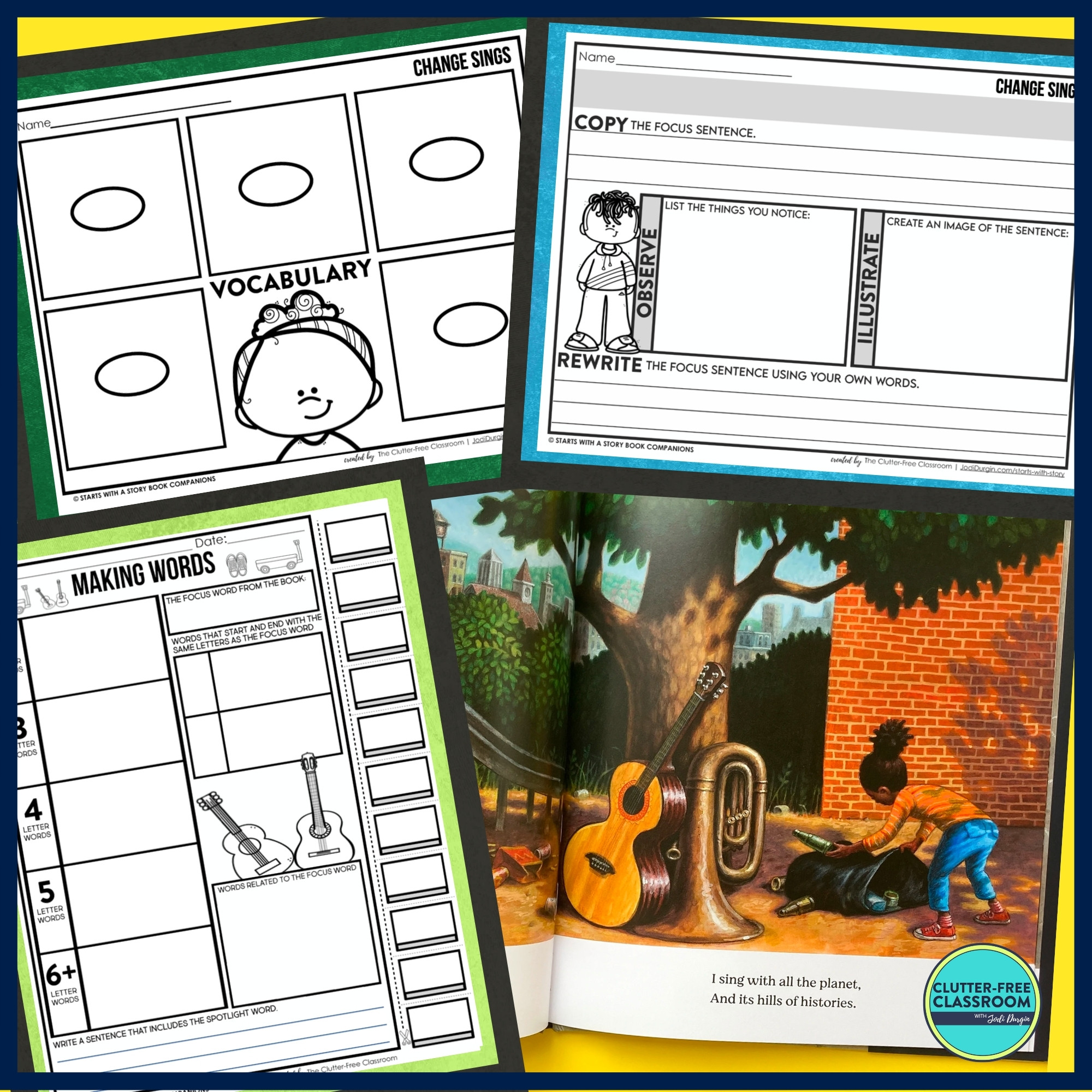 Change Sings Activities and Lesson Plans for 2025 - Teaching with Jodi ...