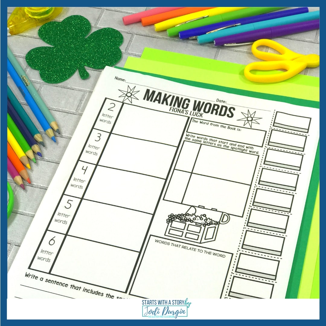 Fiona's Luck Activities and Lesson Plans for 2026 - Teaching with Jodi ...