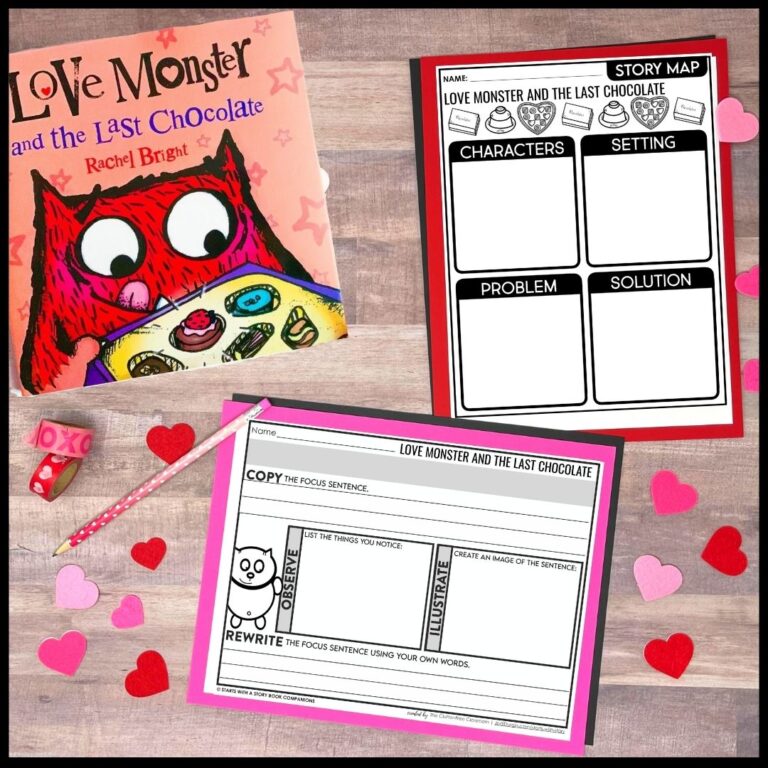 Love Monster and the Last Chocolate Activities and Lesson Plans for ...