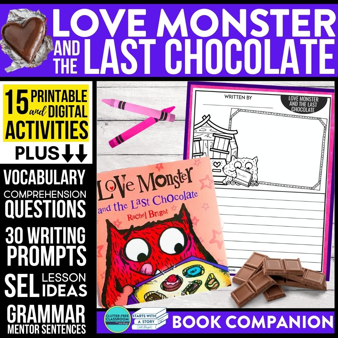 Love Monster and the Last Chocolate Activities and Lesson Plans for ...