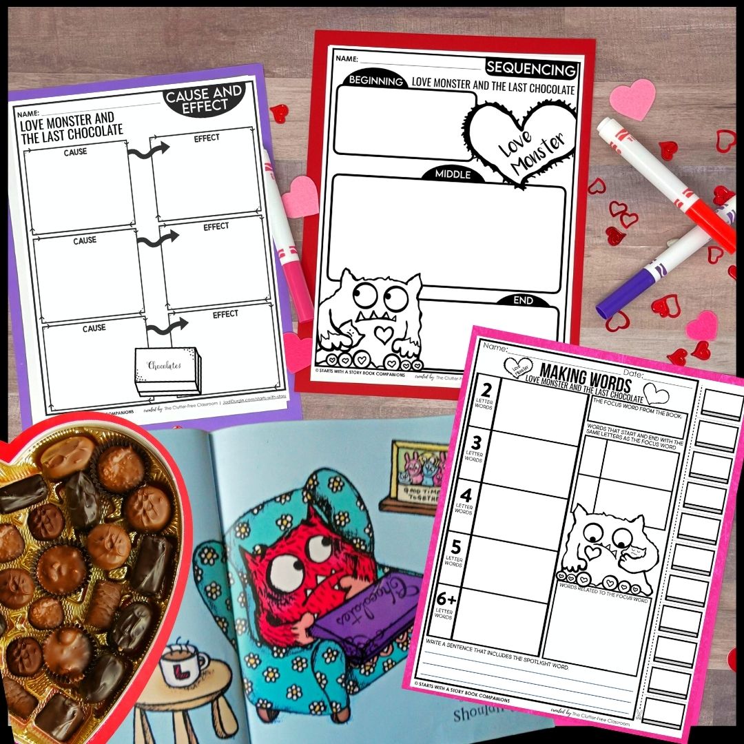 Love Monster and the Last Chocolate Activities and Lesson Plans for ...