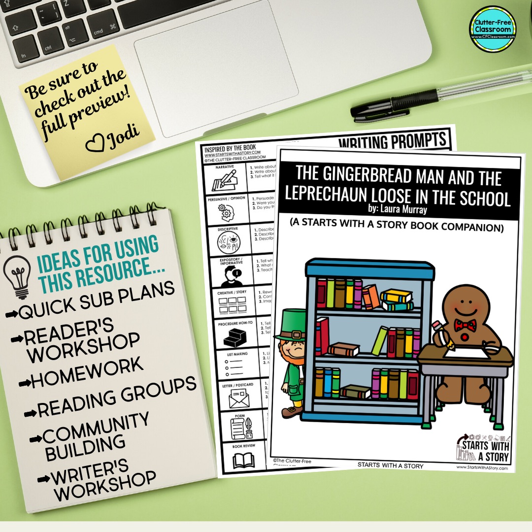 The Gingerbread Man and the Leprechaun Loose in the School Activities ...