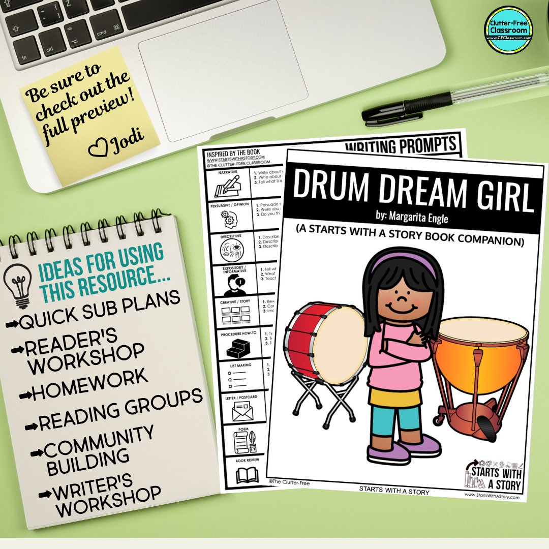 Drum Dream Girl Activities and Lesson Plans for 2025 - Teaching with ...