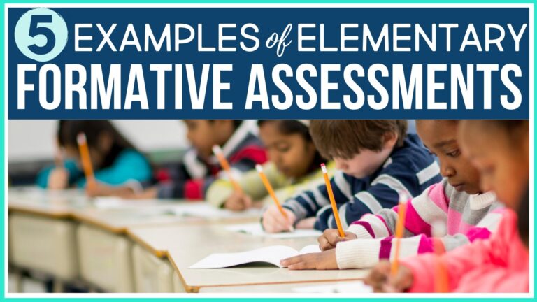 Formative Assessment in the Classroom: How to Assess Elementary ...