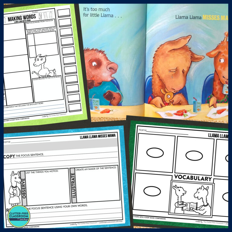 Llama Llama Misses Mama Activities and Lesson Plans for 2025 - Teaching ...