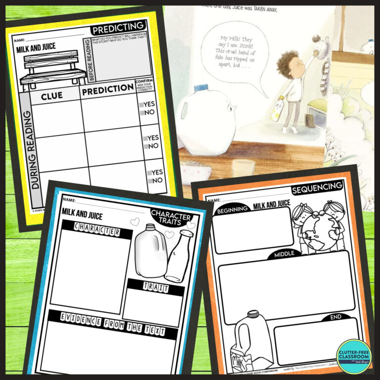 Milk and Juice: A Recycling Romance Activities and Lesson Plans for ...