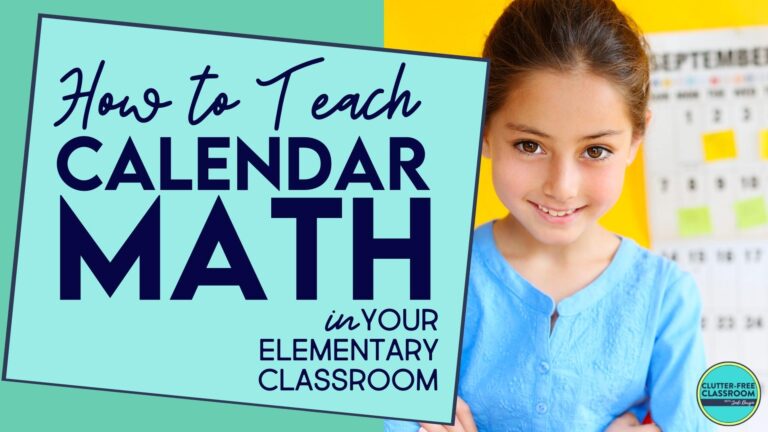 Teaching Calendar Math to 1st, 2nd, and 3rd Grade Students in 2025 ...