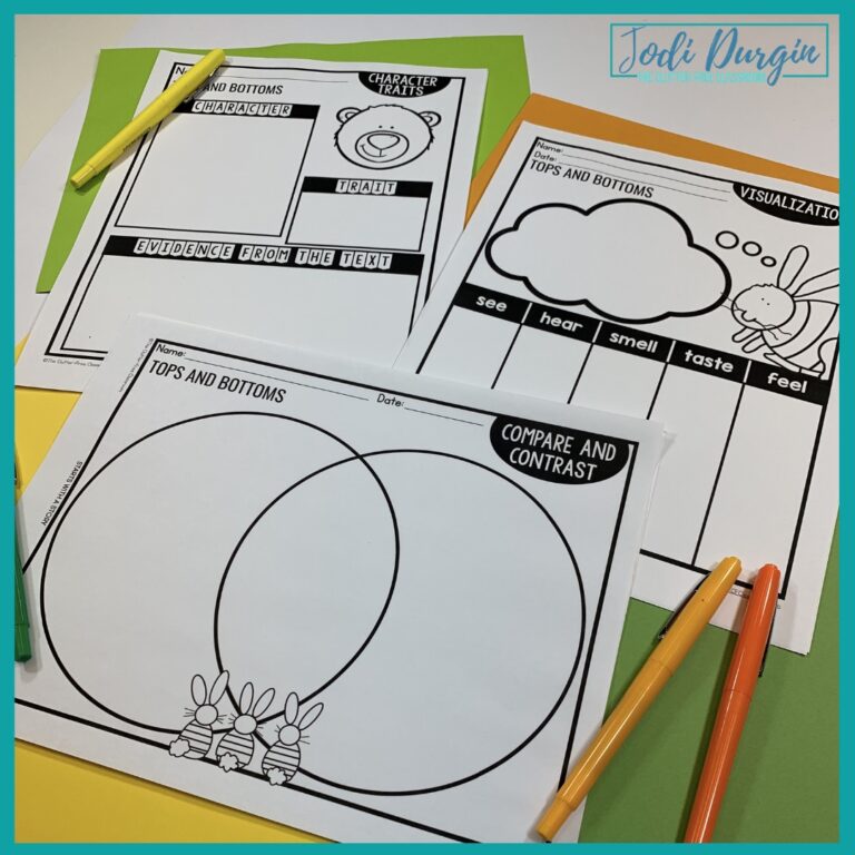 Tops and Bottoms Activities and Lesson Plans for 2025 - Teaching with ...