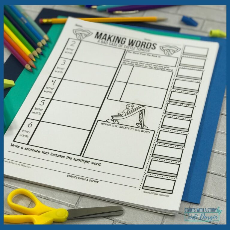 A Bad Case of Tattle Tongue Activities and Lesson Plans for 2025 ...