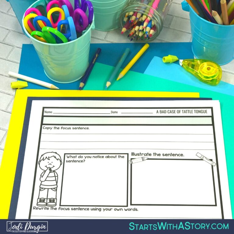 A Bad Case of Tattle Tongue Activities and Lesson Plans for 2025 ...