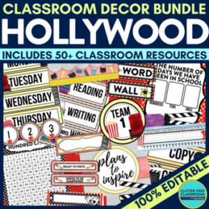Hollywood Classroom Theme Ideas for Elementary Teachers in 2026 ...