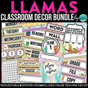 Llama Classroom Theme Ideas for Elementary Teachers in 2026 - Teaching ...
