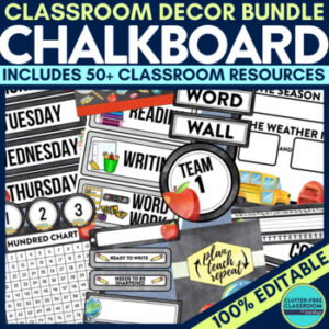 Chalkboard Classroom Theme Ideas for Elementary Teachers in 2026 ...