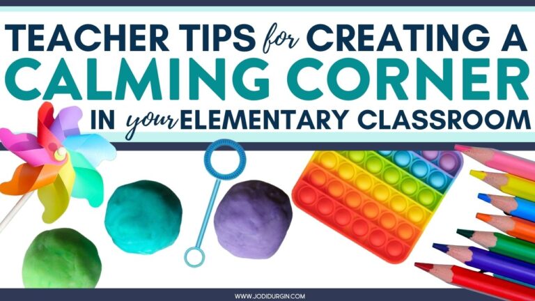 How to Create an Elementary Classroom Calming Corner in 2024 - Teaching ...