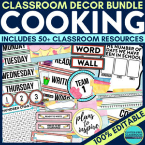 Cooking Classroom Theme Ideas for Elementary Teachers in 2026 ...